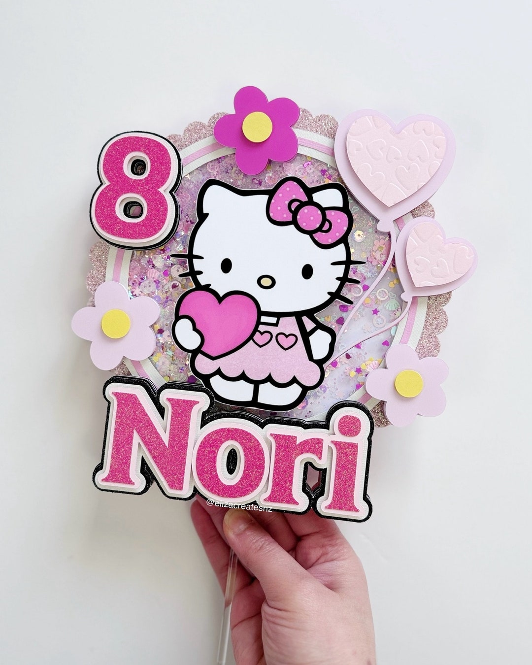 Hello Kitty Cake Topper - Etsy