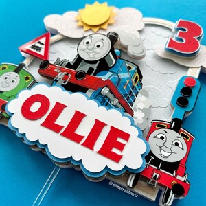 Thomas the Train Cake Topper Thomas and Friends Cake Topper - Etsy