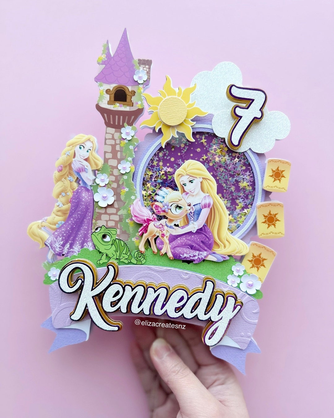 Rapunzel Cake Topper Rapunzel Party Rapunzel Birthday - Etsy