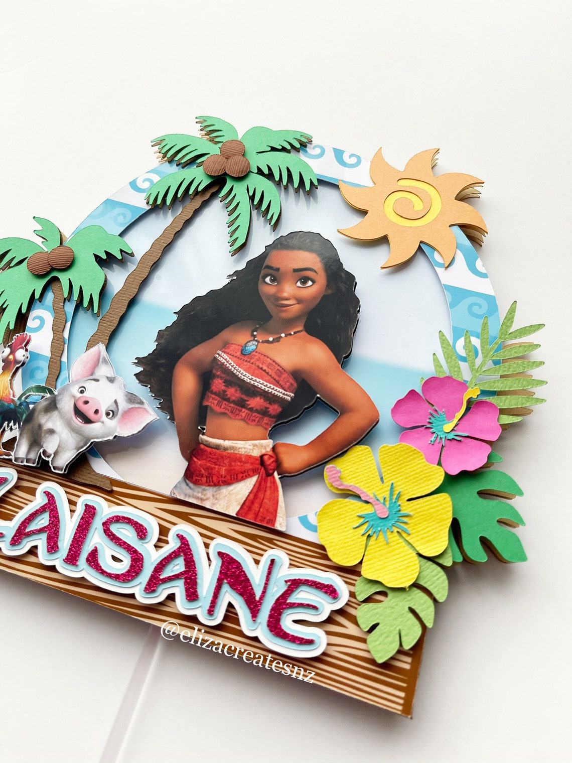 Moana Cake Topper Moana Themed Birthday. Moana Party Moana | Etsy