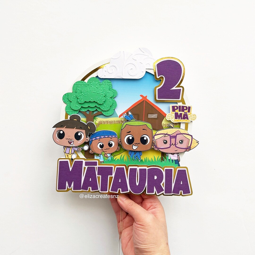 Pipima Cake Topper - Etsy Canada
