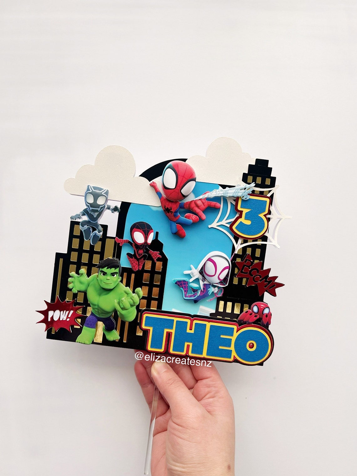 Spidey and Friends Cake Topper Spidey Cake Topper - Etsy