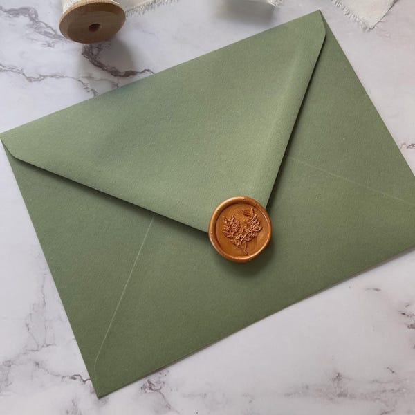 Green Envelope "c5" - Etsy