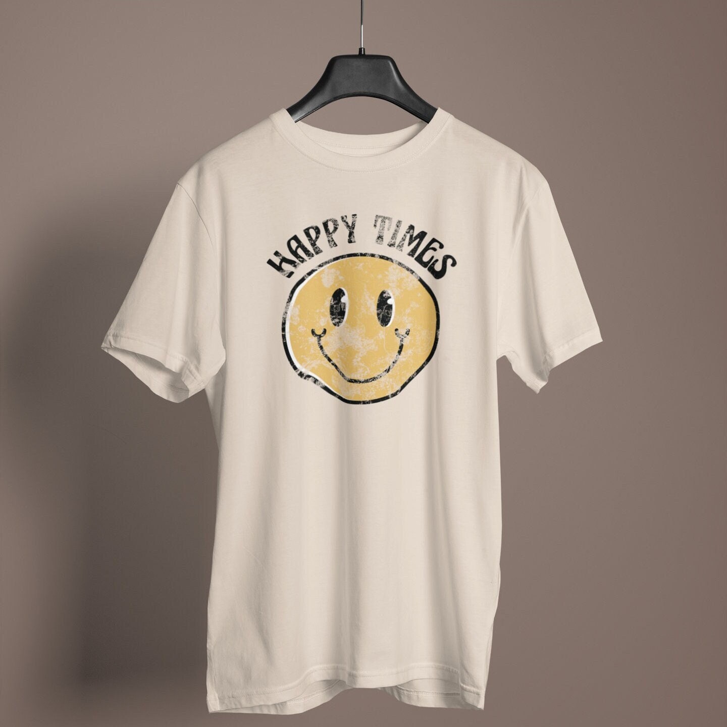 Happy Times, Happy Days, Smile Shirt, Trendy Good Day Tee, Retro Smile ...