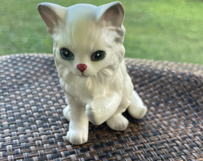 Vintage Lefton Cat Figurine-cat Figurines-figurines-collectible Cat ...