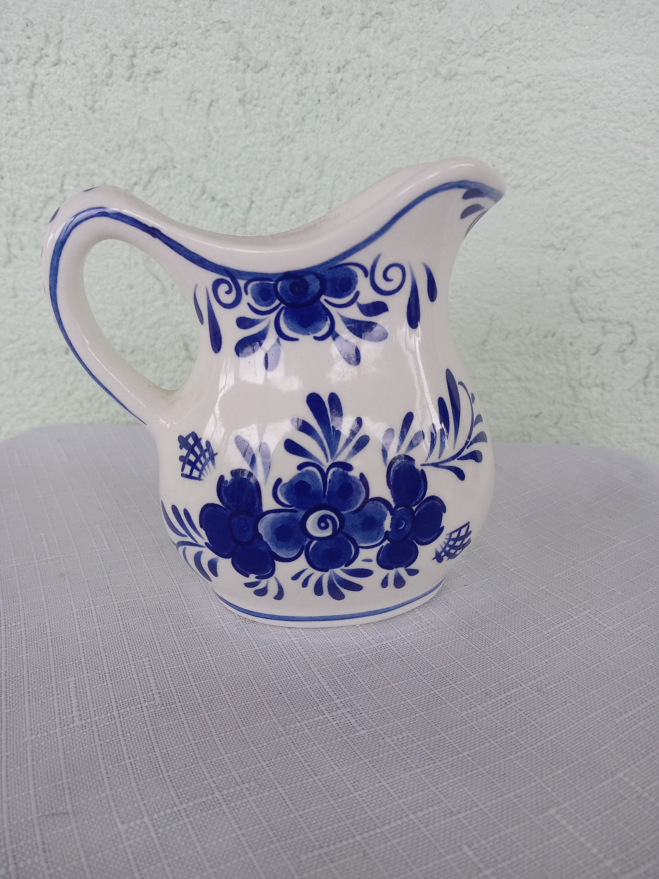 Vintage Delft Small Pitcher-delft Creamer-delft Blue and White - Etsy