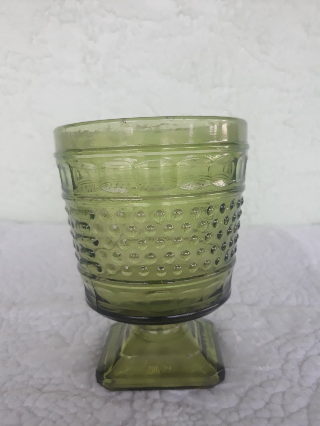 Vintage Napco Vase-avocado Green Glass Vase-napco-candy Dish-green ...
