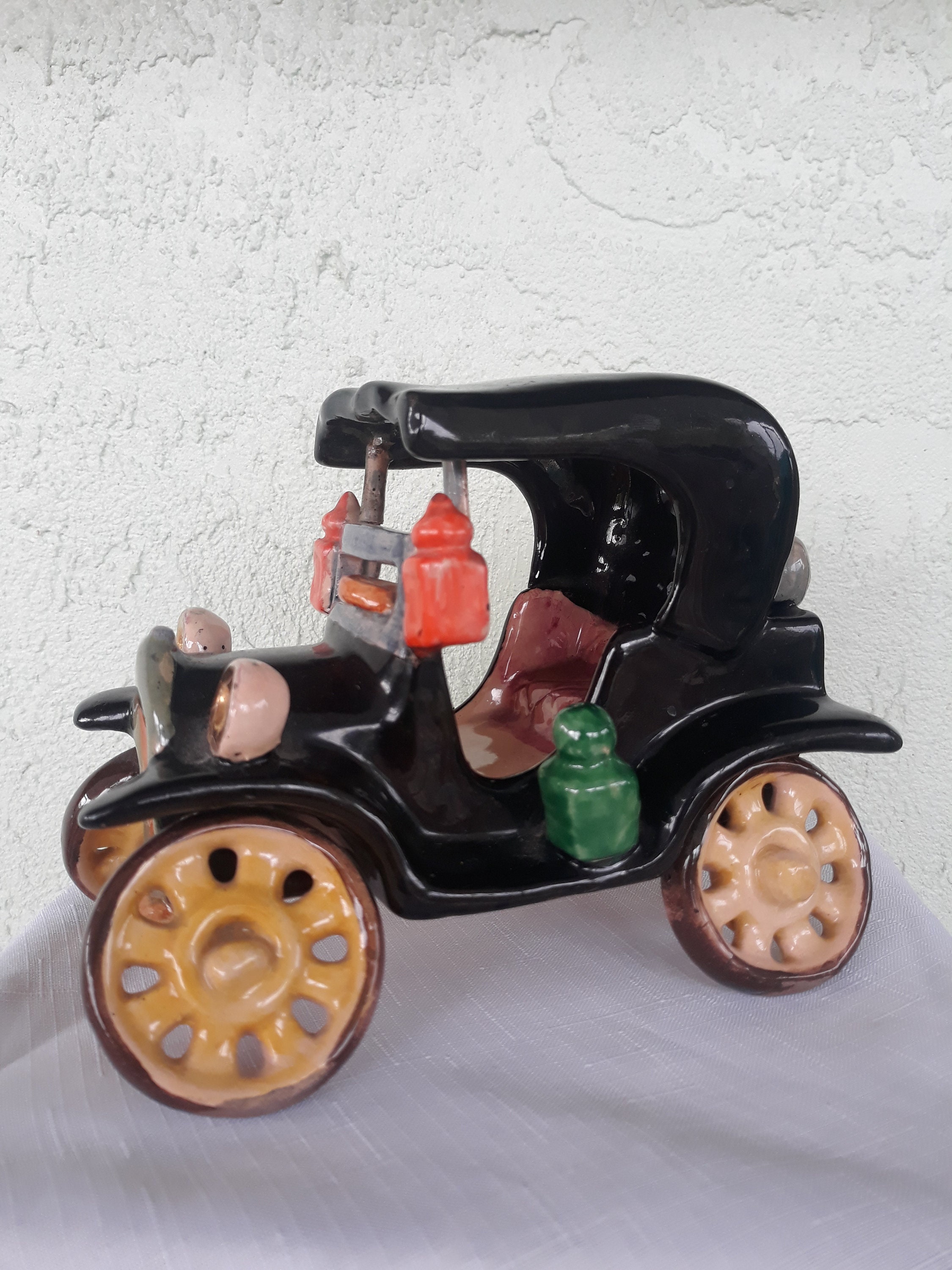 Vintage Ceramic Car-antique Ceramic Car-decorative Antique | Etsy