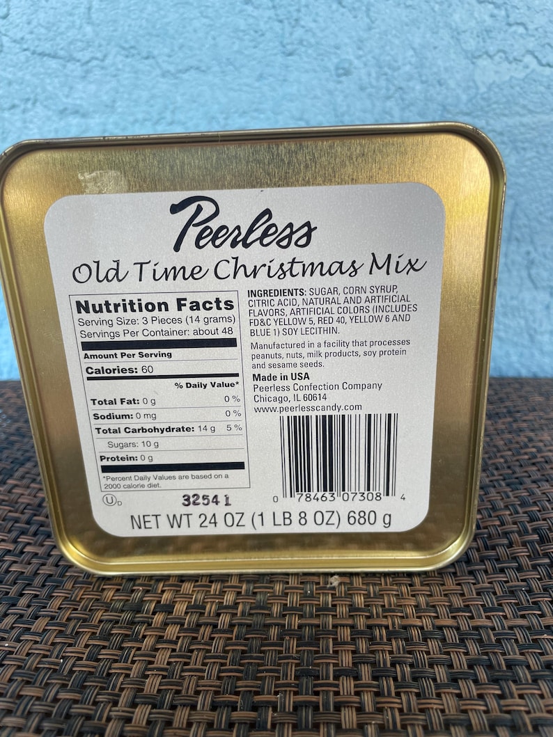 Tins-vintage Christmas Tin-christmas Tin-boxes and Bins-old Time ...