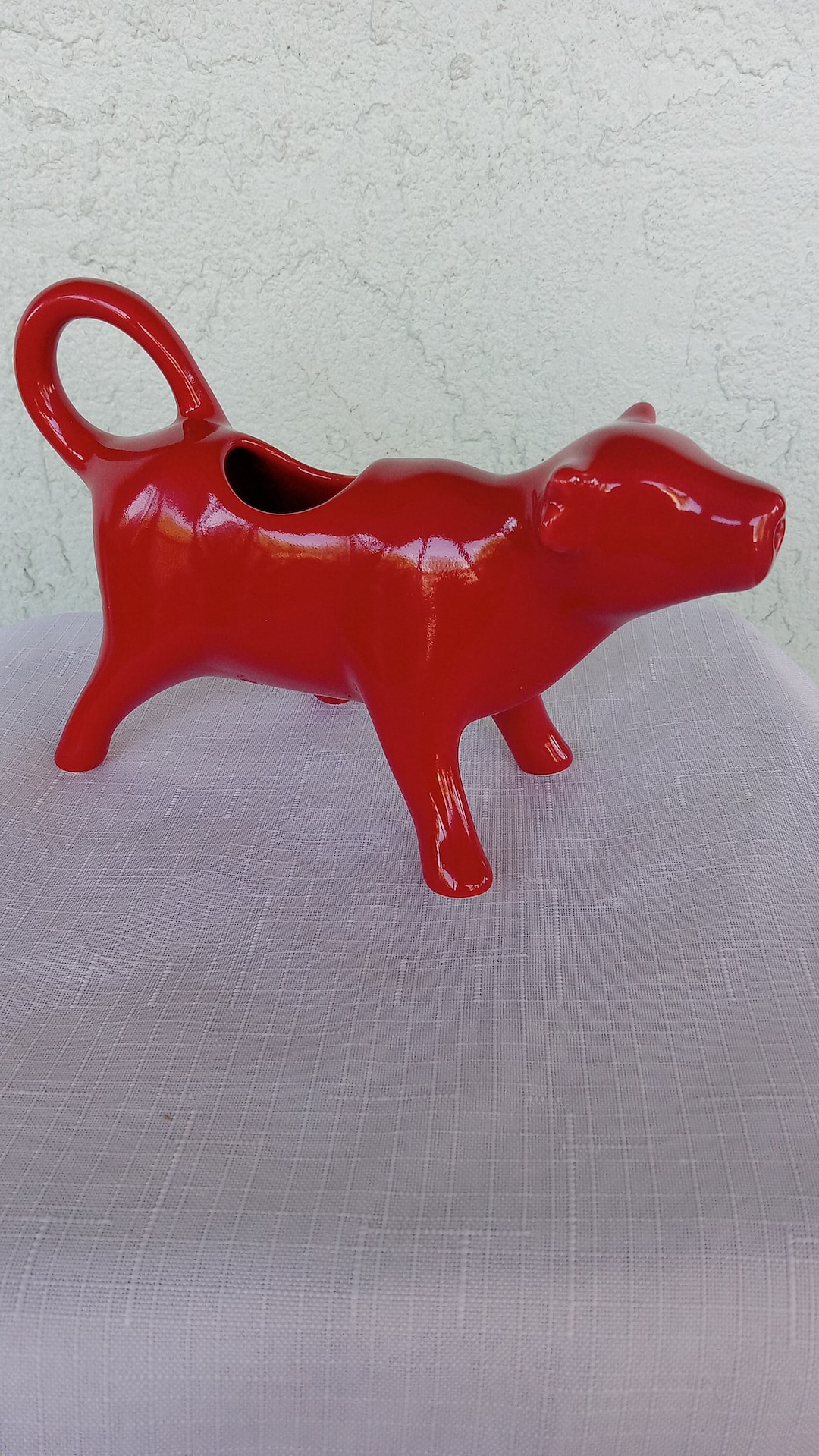 Vintage Red Cow Creamer-cow Creamer-farmhouse Decor-kitchen Decor ...