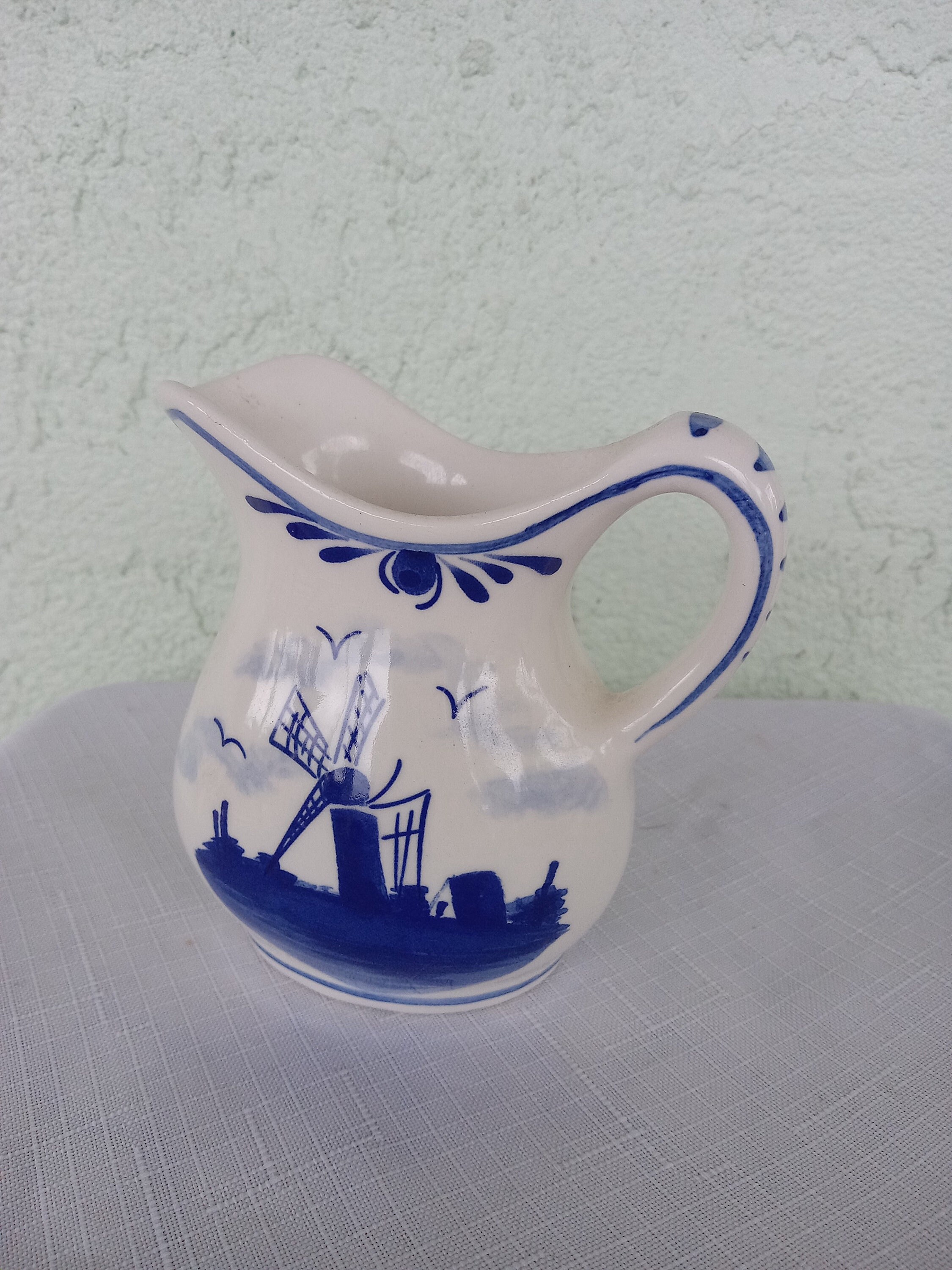 Vintage Delft Small Pitcher-delft Creamer-delft Blue and White - Etsy