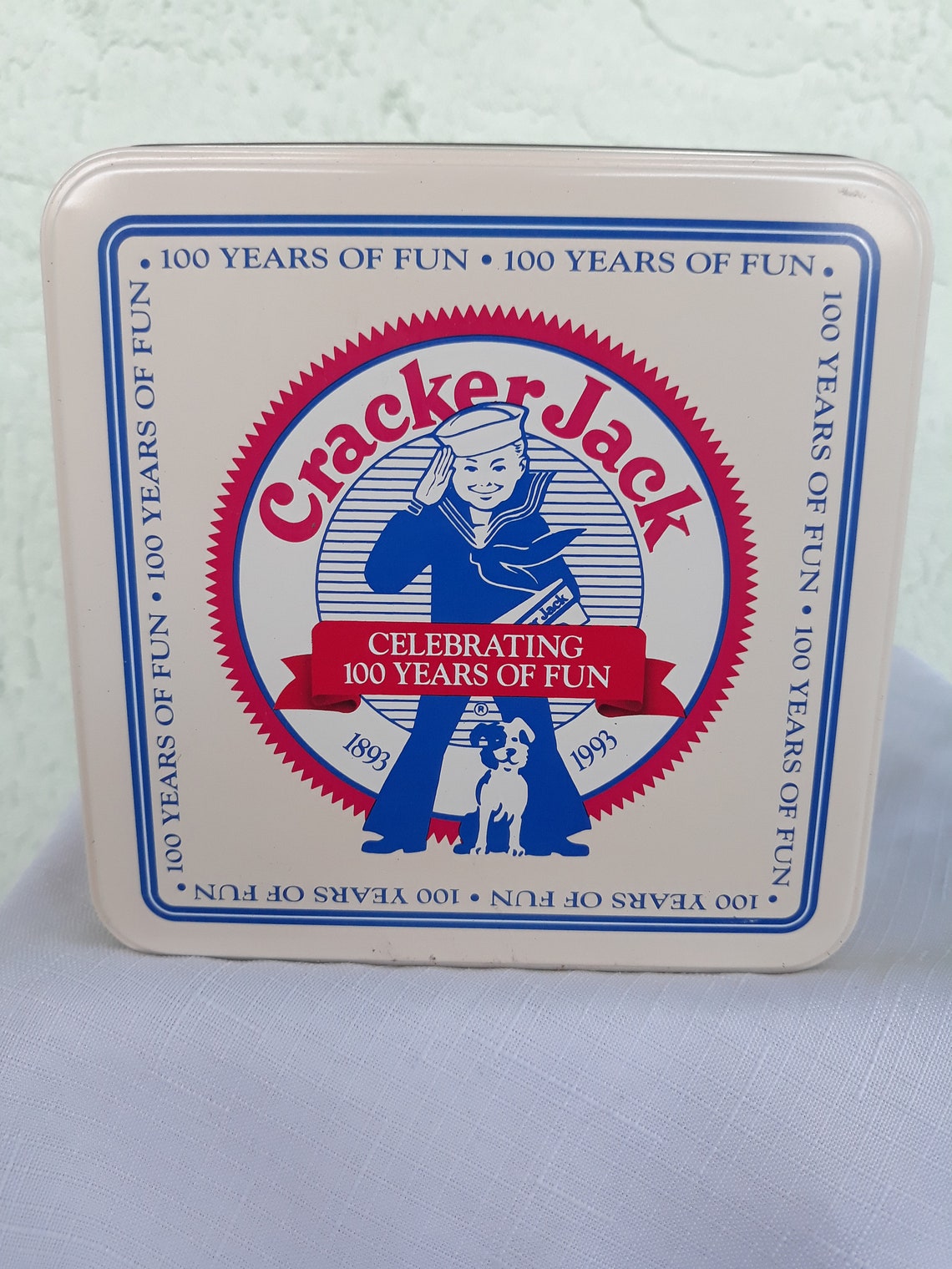 Vintage Cracker Jack Tin-cracker Jack 100 Years-limited | Etsy