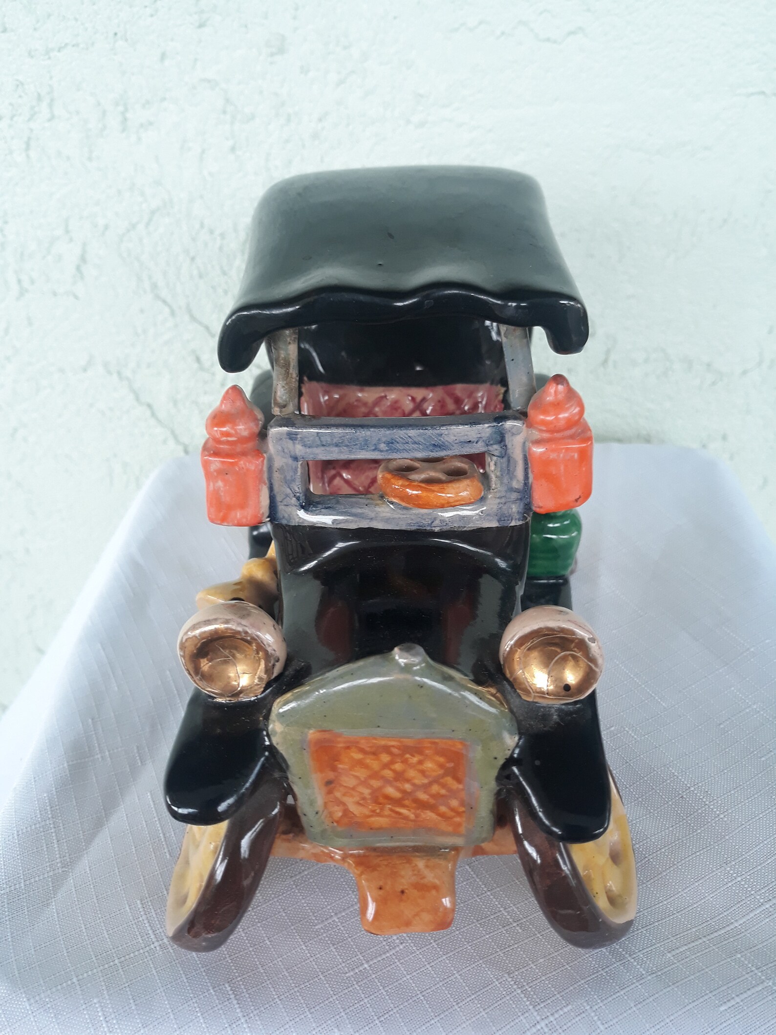 Vintage Ceramic Car-antique Ceramic Car-decorative Antique Car-mancave ...