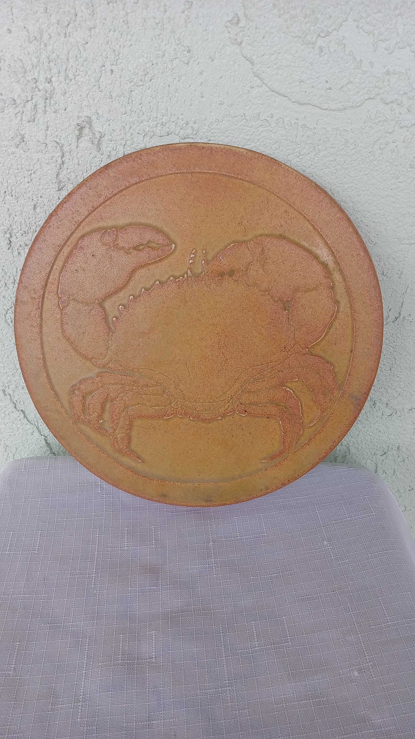 Vintage Crab Pottery Plate-crab Trivet-sullivan's Pottery-crab Wall ...
