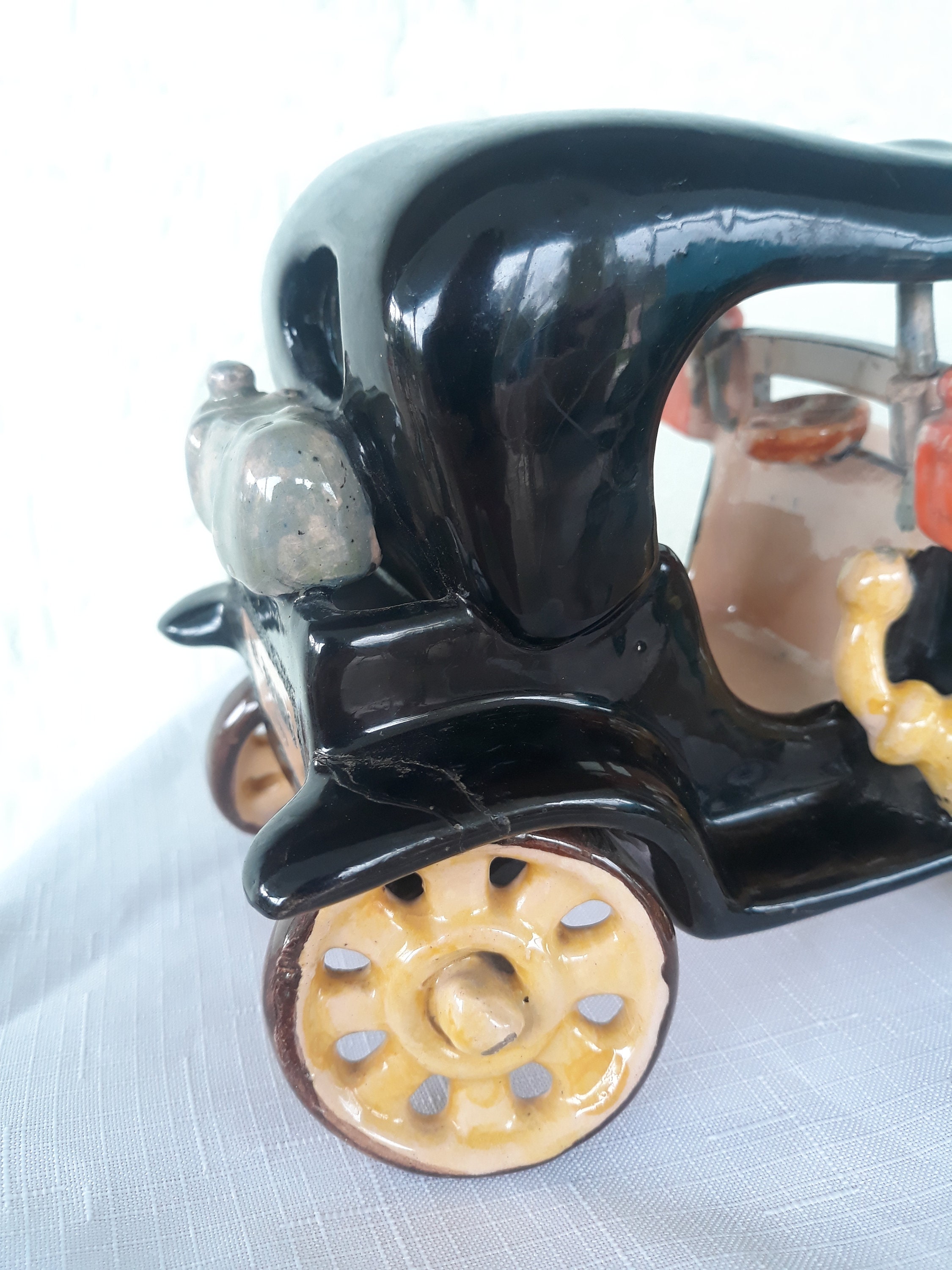 Vintage Ceramic Car-antique Ceramic Car-decorative Antique | Etsy