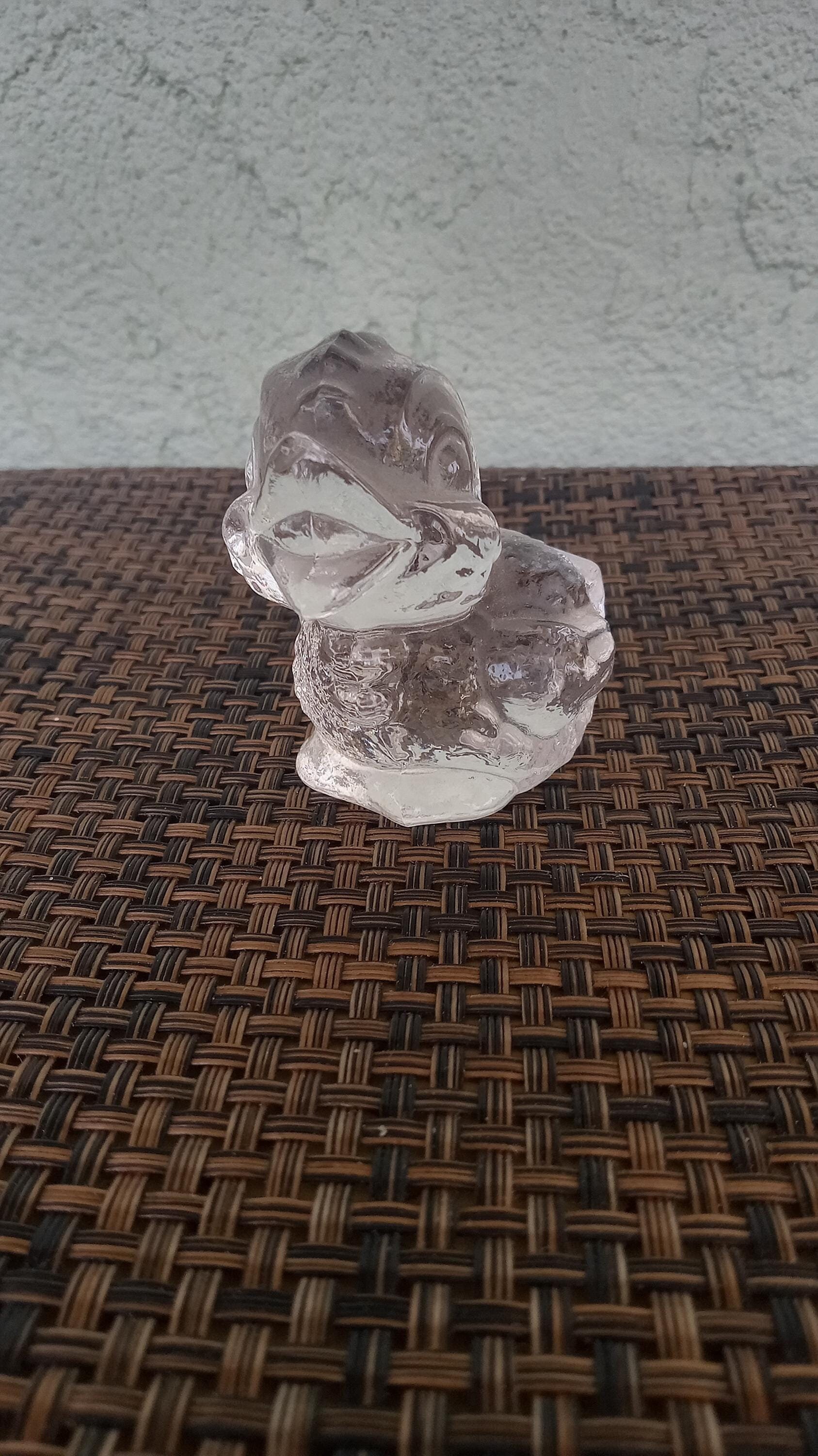 Vintage Goebel Miniature Glass Duck-art Glass Duck-glass Art Duck ...
