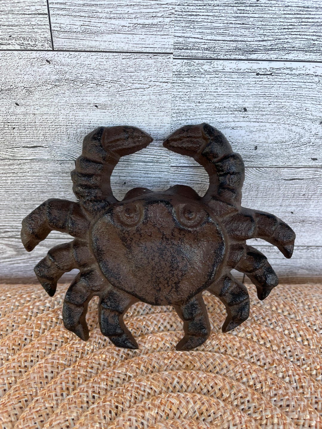 Vintage Cast Iron Crab Paperweight-paperweights-crab Cast Iron Figurine ...