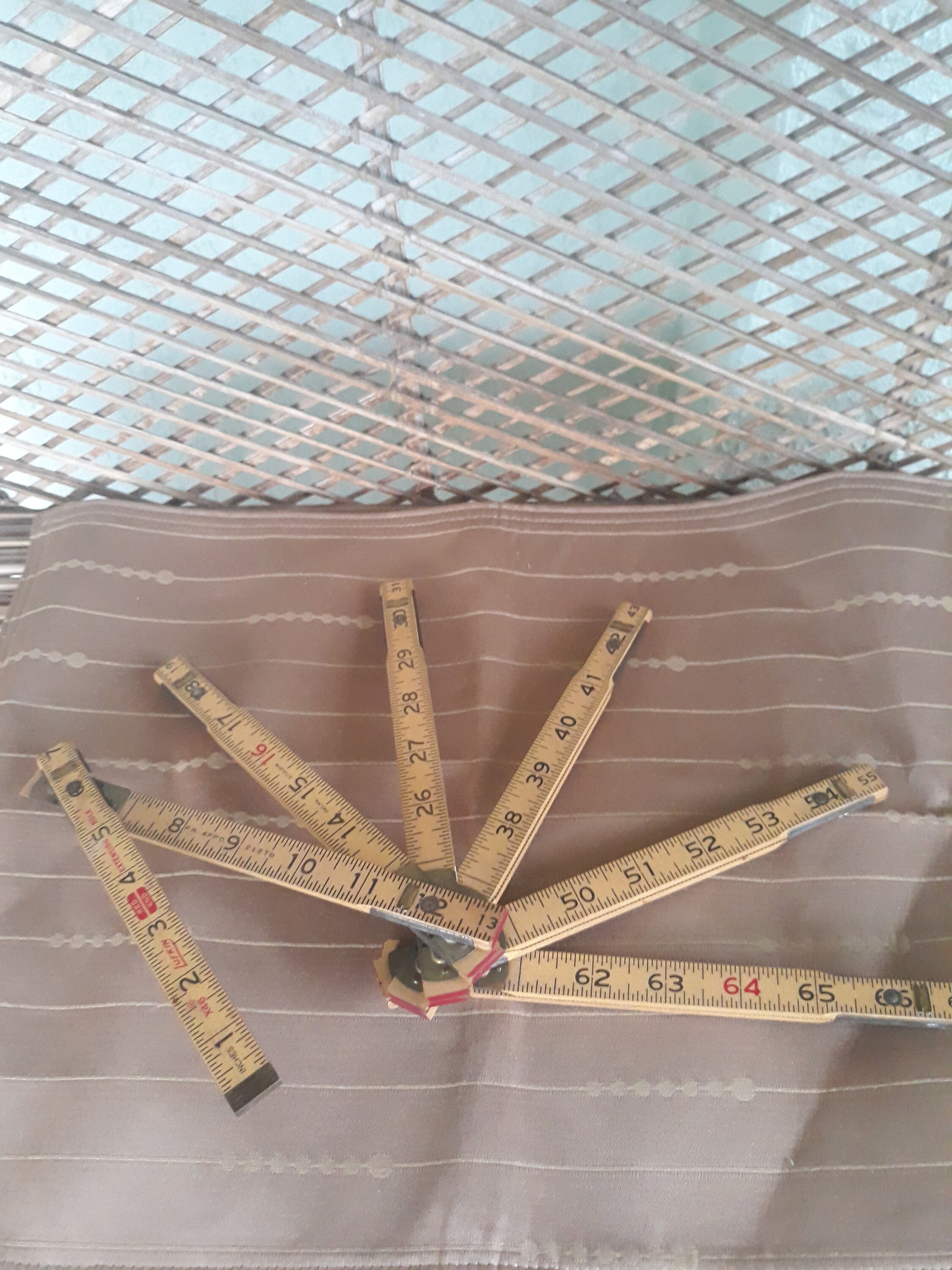 Vintage Lufkin Extension Wood and Metal Ruler | Etsy