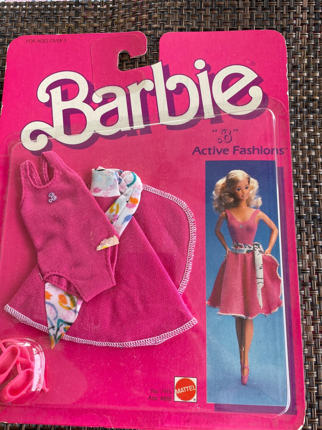 Vintage Barbie-barbie Clothing 1984-vintage Barbie Active Fashions ...