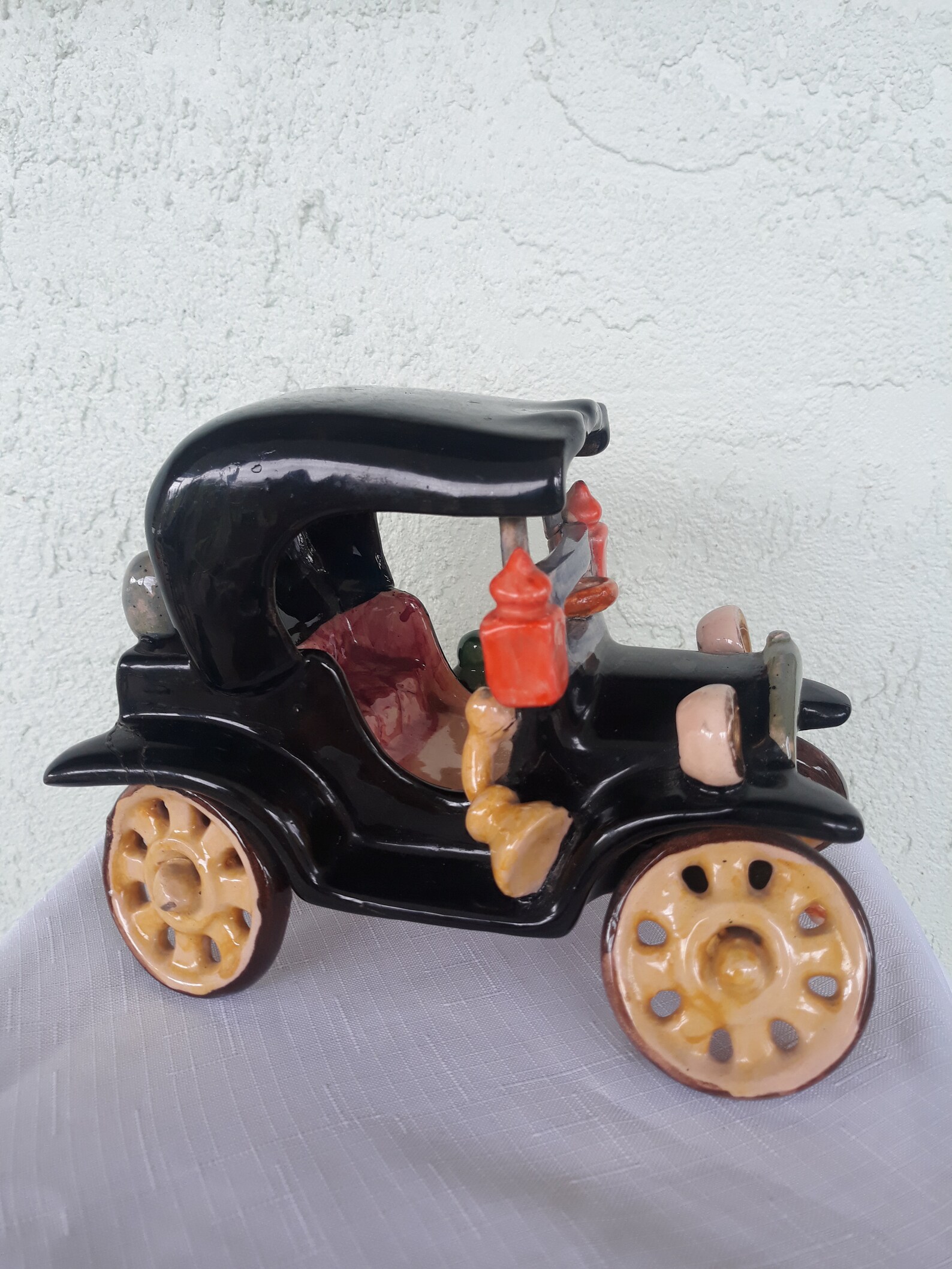 Vintage Ceramic Car-antique Ceramic Car-decorative Antique Car-mancave ...