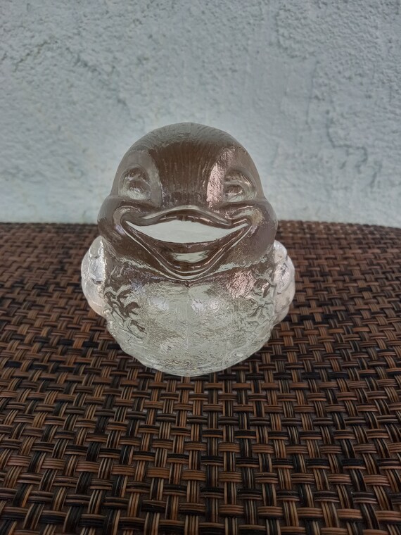Vintage Goebel Glass Duck Figurine-glass Art Duck-goebel - Etsy