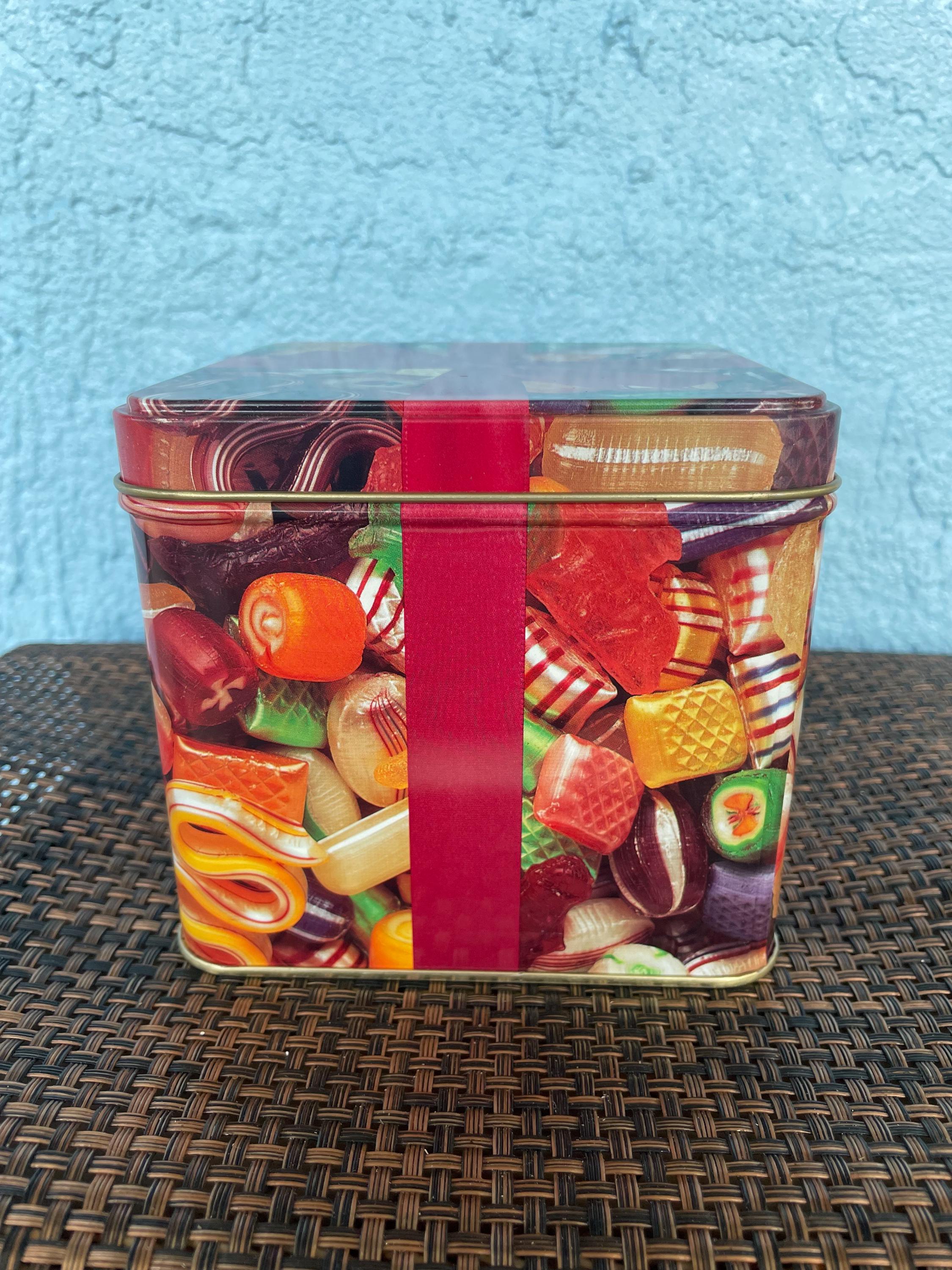 Tins-vintage Christmas Tin-christmas Tin-boxes and Bins-old Time ...