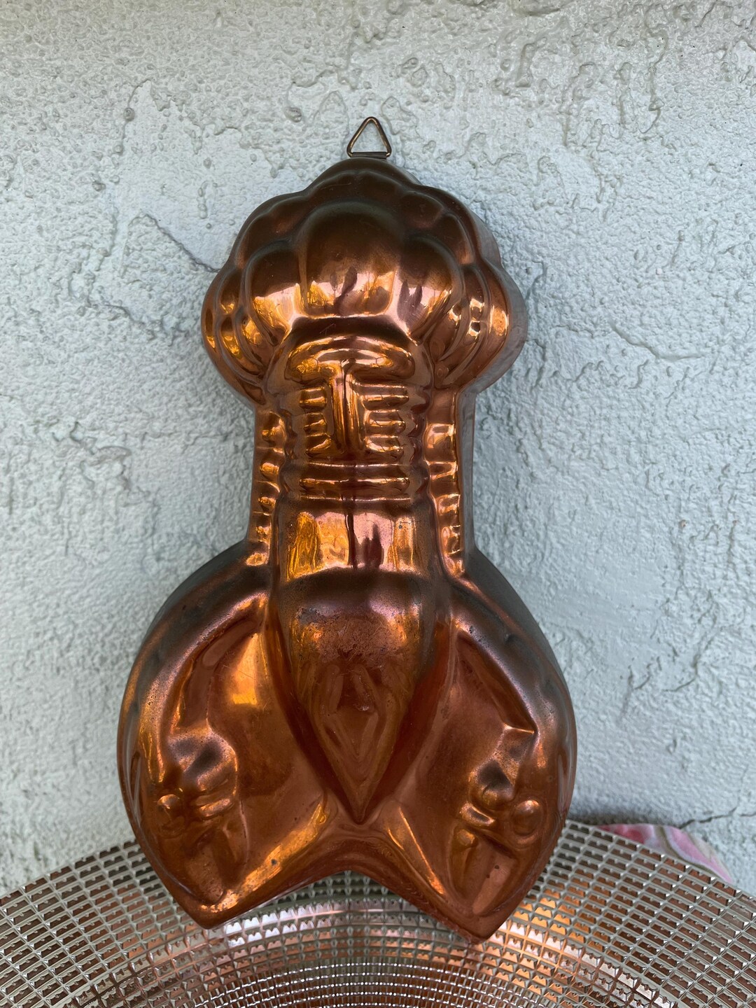 Vintage Lobster Mold-copper Lobster Mold-wall Hanging-wall Decor ...