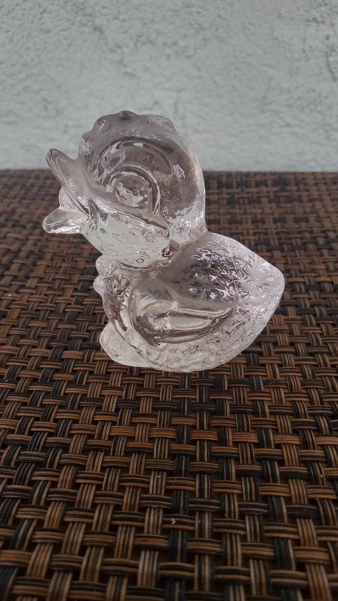 Vintage Goebel Miniature Glass Duck-art Glass Duck-glass Art Duck ...