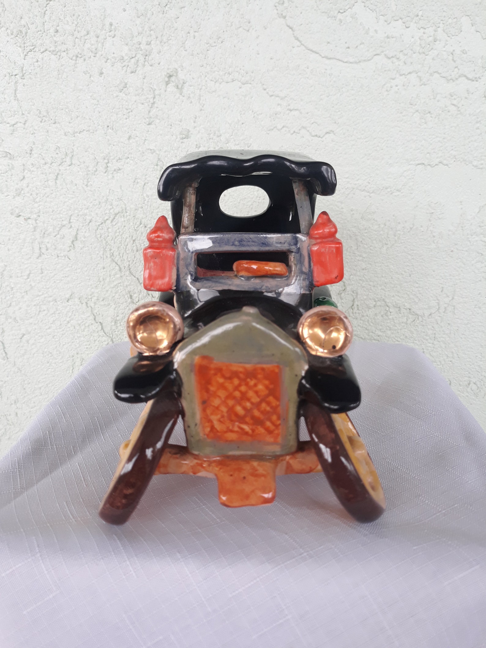 Vintage Ceramic Car-antique Ceramic Car-decorative Antique Car-mancave ...