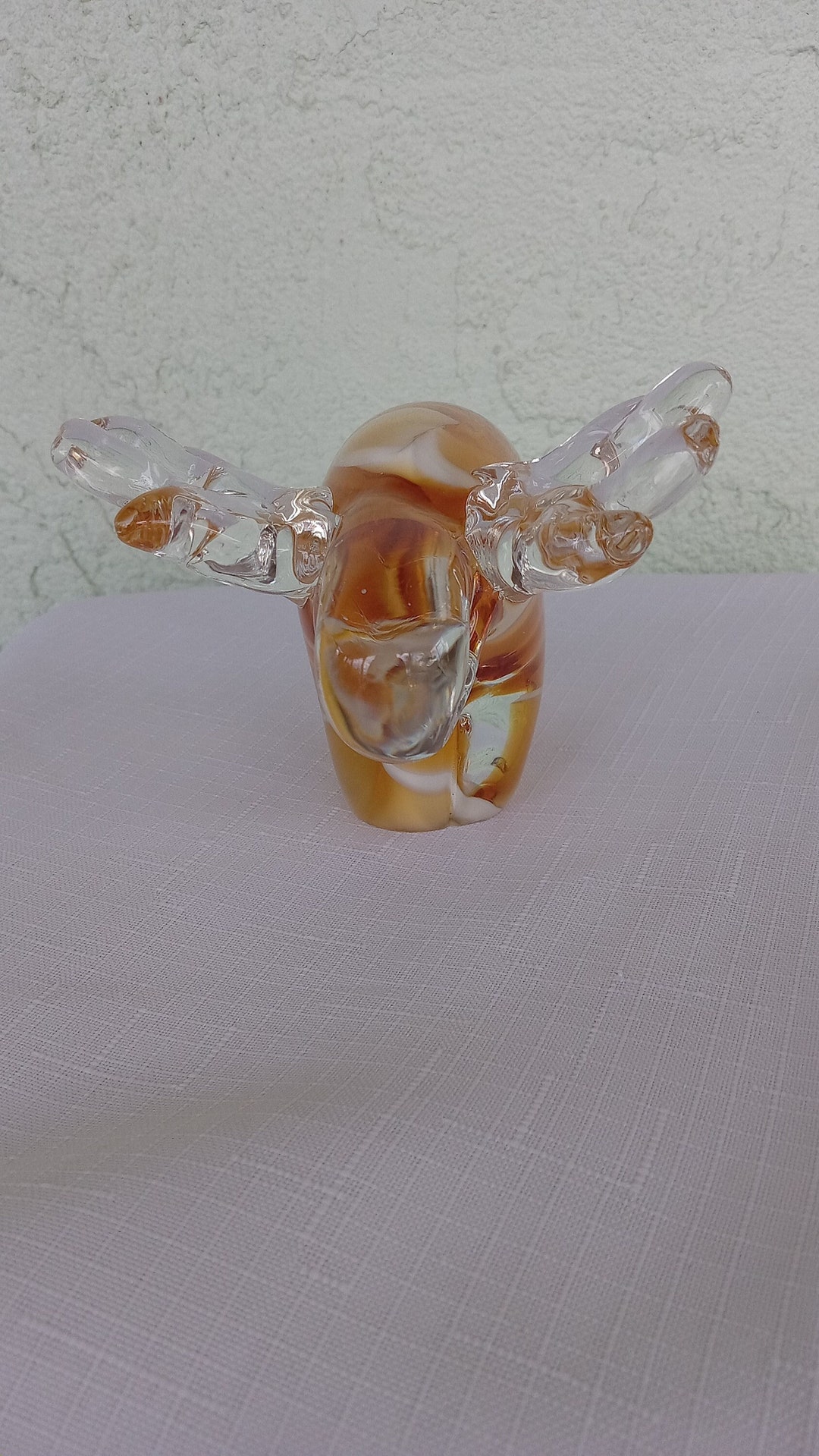 Vintage Glass Moose-collectible Moose-art Glass Moose-heavy-moose ...