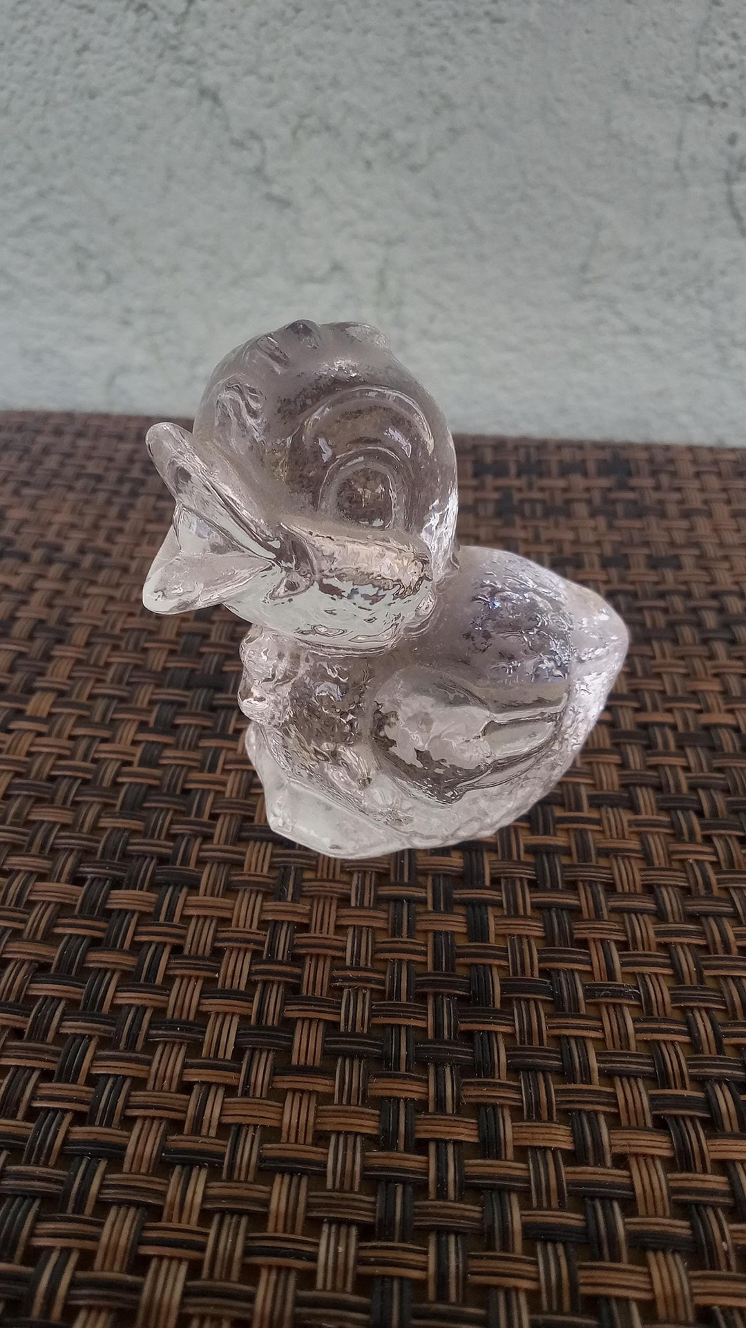 Vintage Goebel Miniature Glass Duck-art Glass Duck-glass Art Duck ...