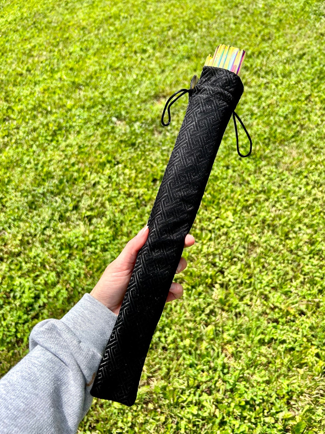 Hand Fan Holder | Fan Holster | Rave Fan Holder | Rave Fan Sheathe ...