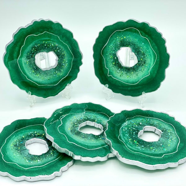 Green Geode - Etsy