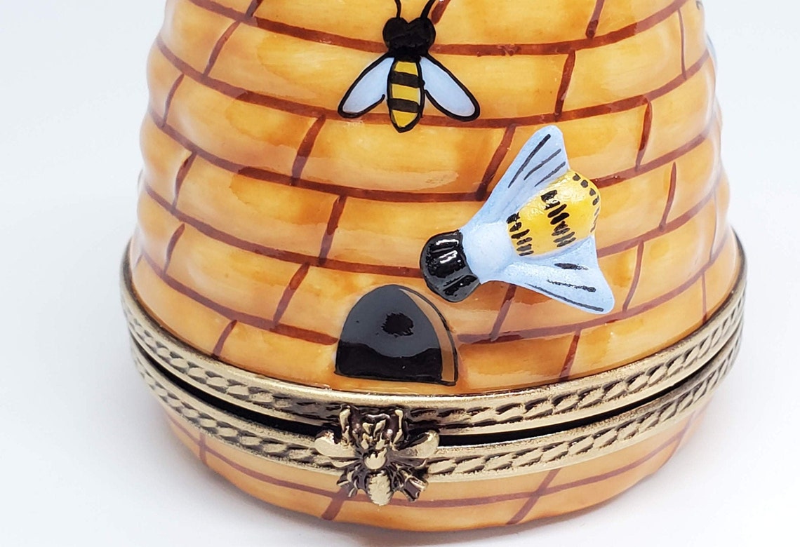 Rochard Beehive With Bee Limoges Box - Etsy