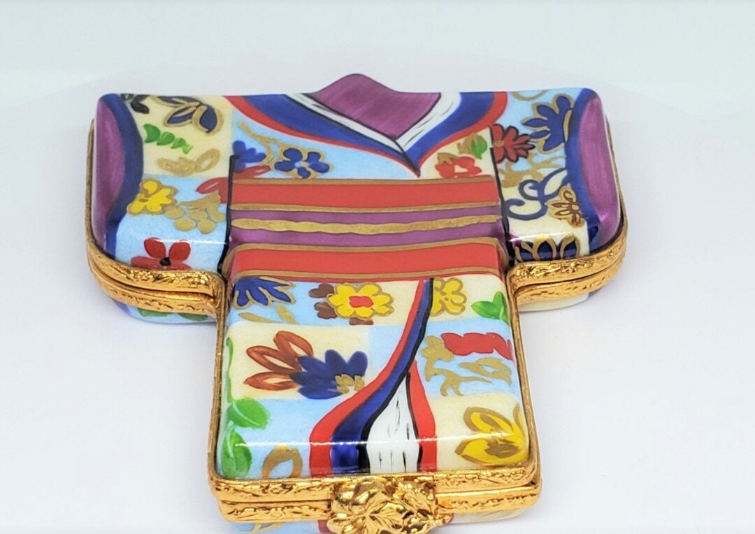 Japanese Kimono - Robe - Dress Limoges Box (ARTORIA) - Etsy