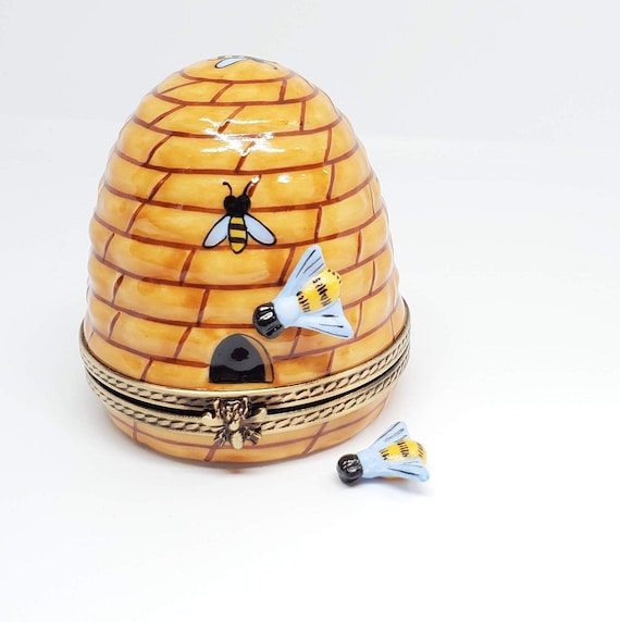 Rochard Beehive With Bee Limoges Box - Etsy