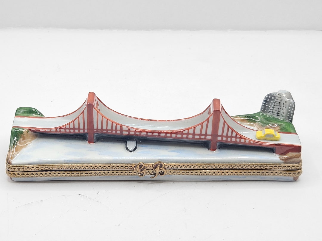 Vintage Golden Gate Bridge Limoges Box - Etsy