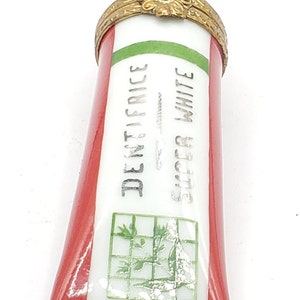 Tube of Toothpaste W/ Brush Limoges Box - Etsy
