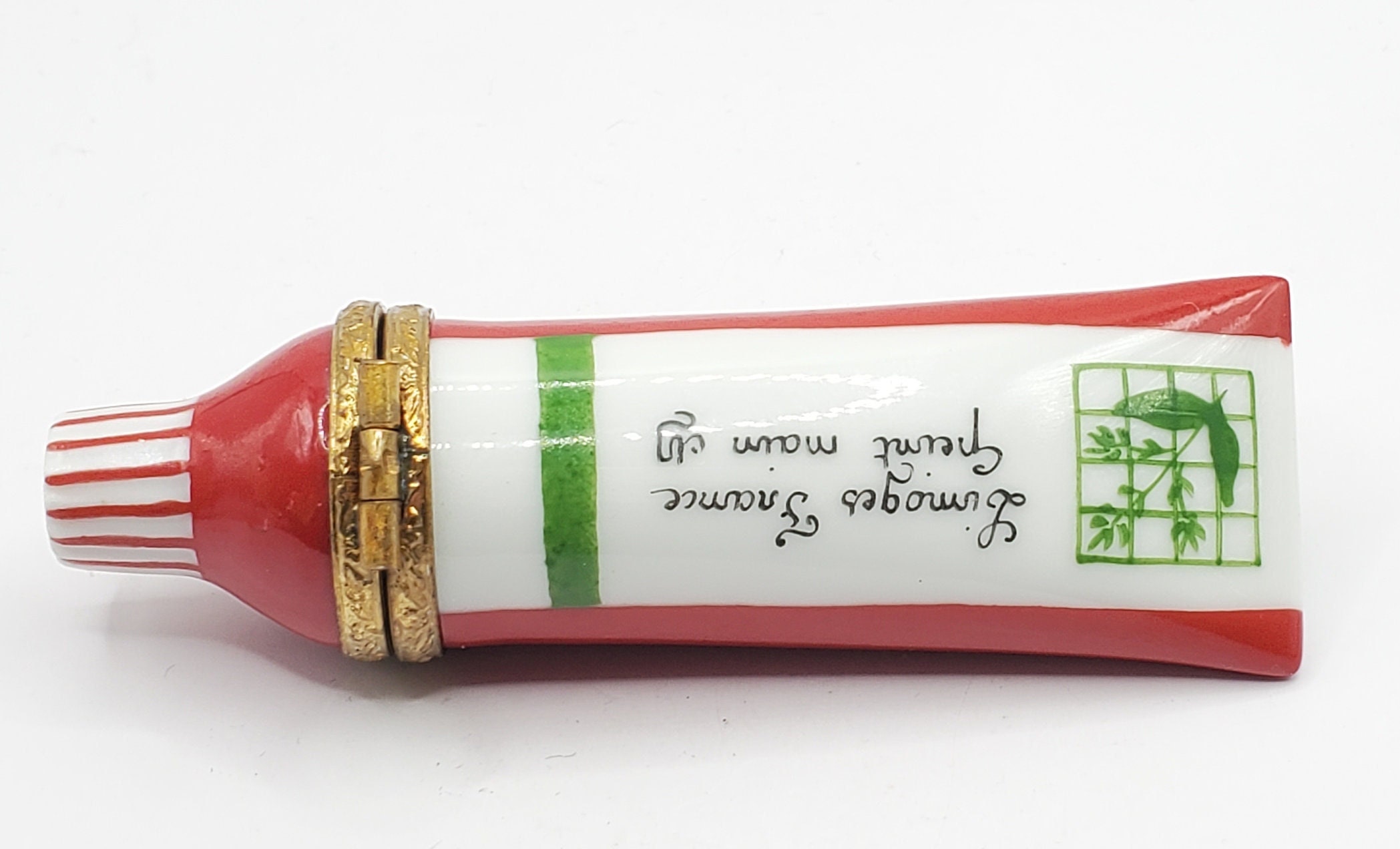 Tube of Toothpaste W/ Brush Limoges Box - Etsy