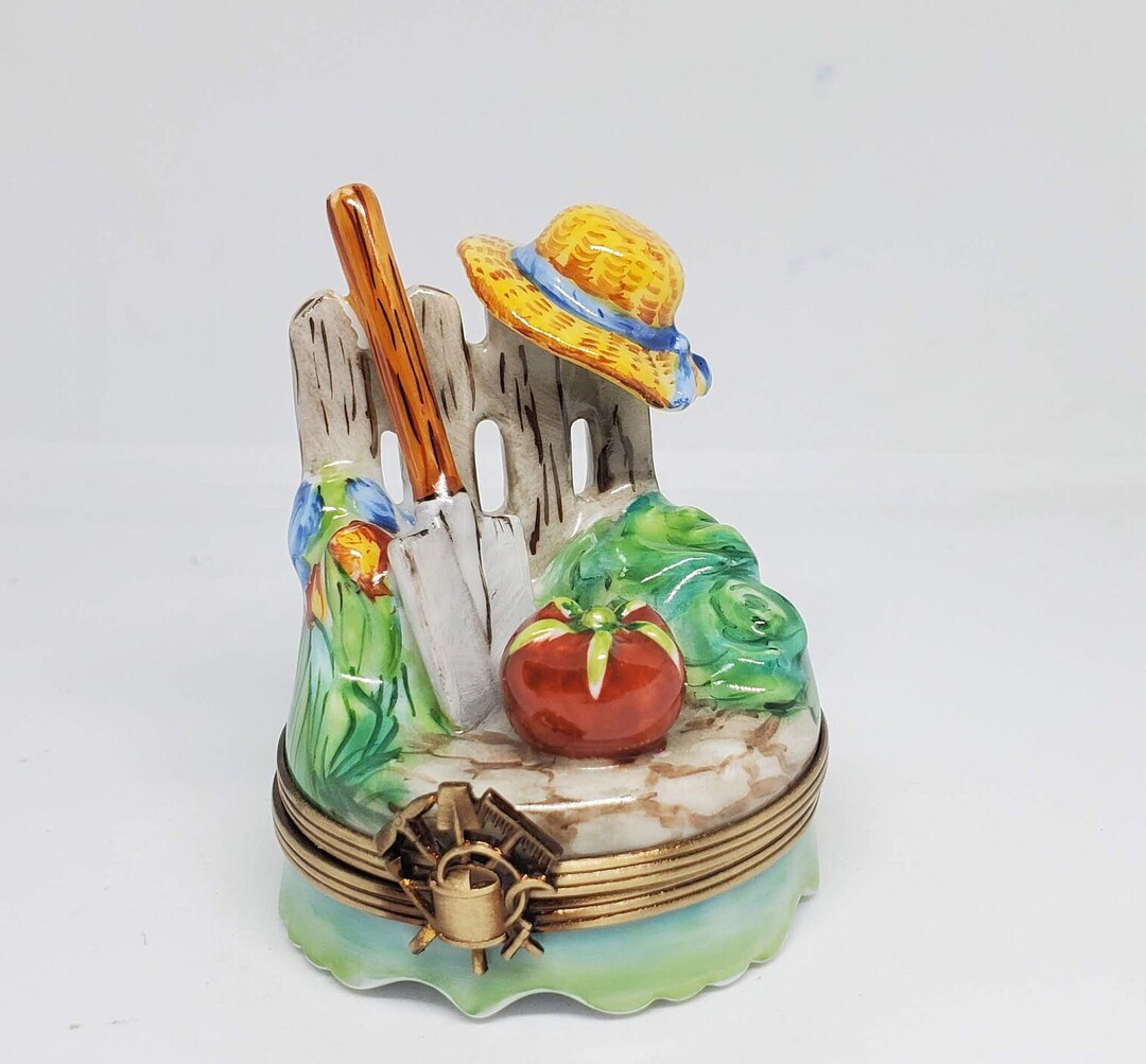 Garden Scene W/ Tomato Limoges Box - Etsy