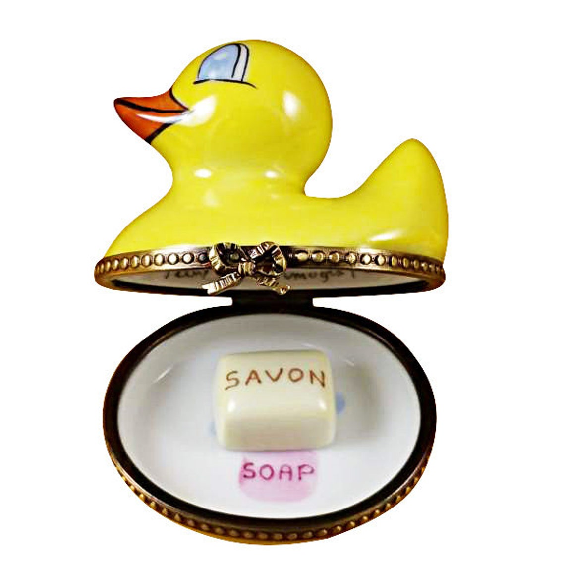 Rubber Duck Ducky Toy W/ Soap Limoges Box - Etsy
