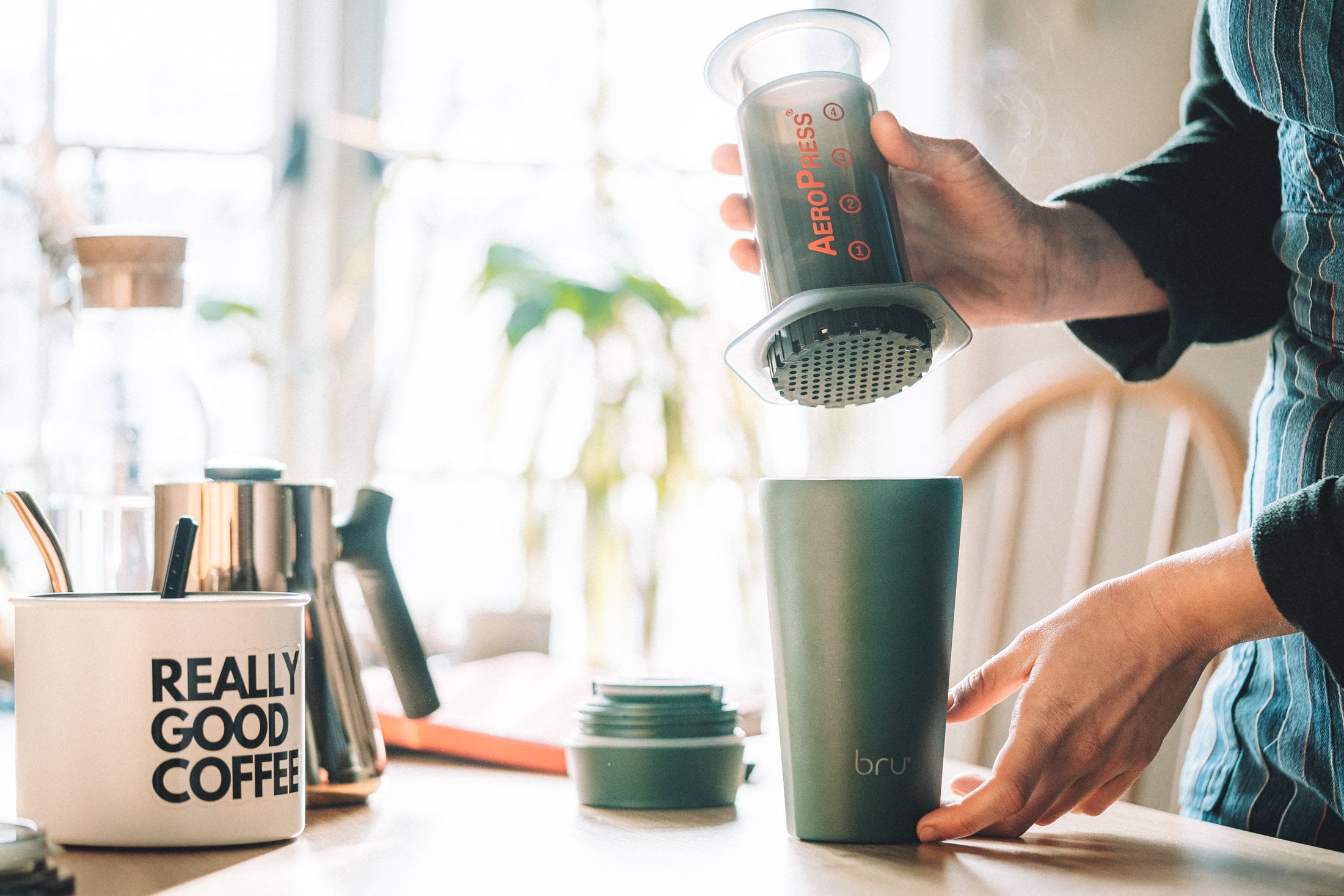 Bru - Travel Mug | Reusable Coffee Cup, Fully Leak-proof, Ceramic ...