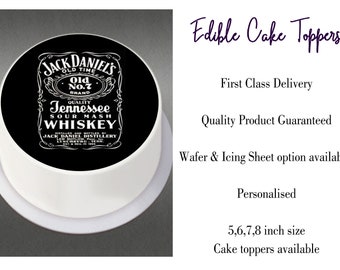 Whisky Cake Topper - Etsy UK