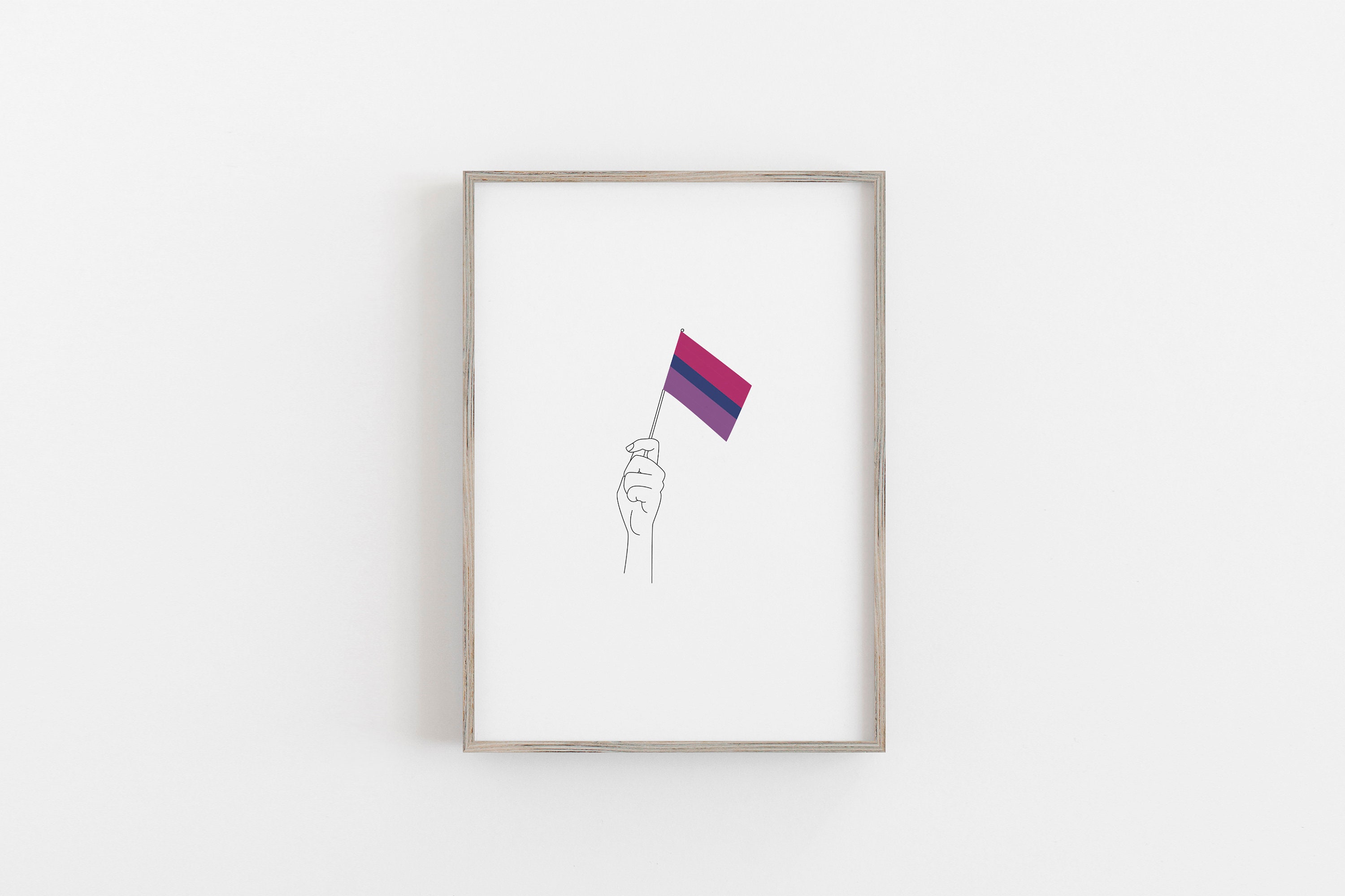 Bi Pride Flag Bi Pride Bi Art Bi flag LGBT LGBTQ Bi Art | Etsy