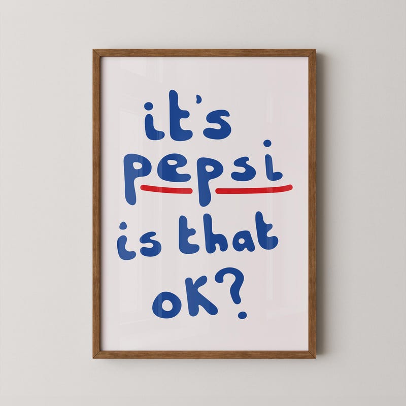 Pepsi - Etsy