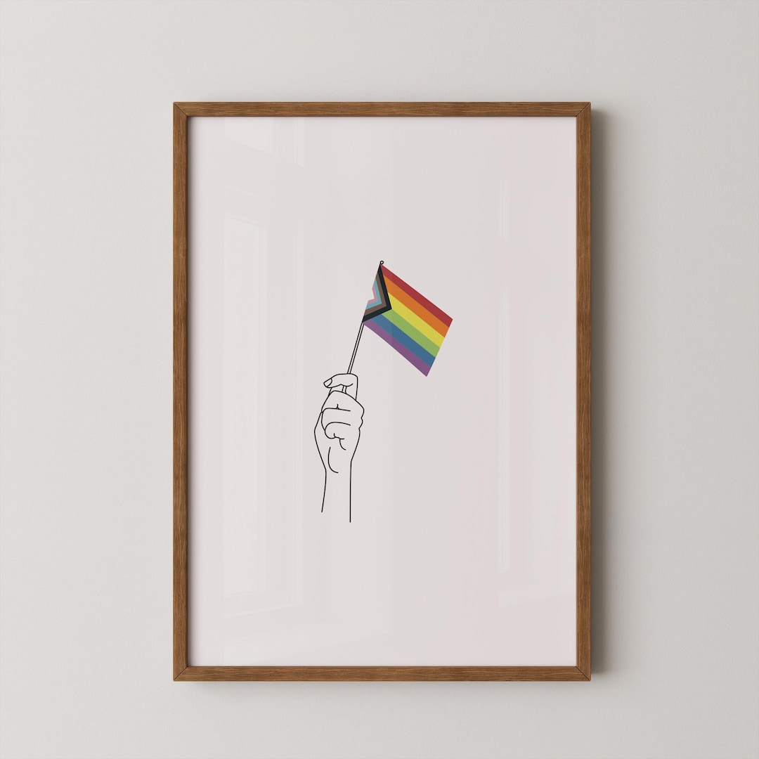 Progress Pride Flag | Pride | LGBTQIA | LGBT | Art | Gay Art | Pride ...
