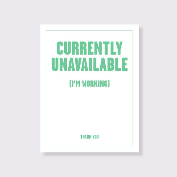 Unavailable Sign - Etsy