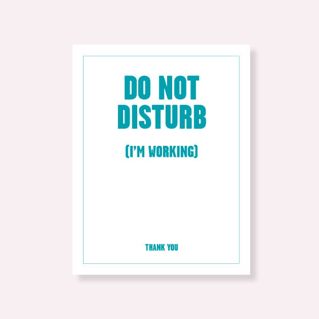 Printable Do Not Disturb Sign - Etsy