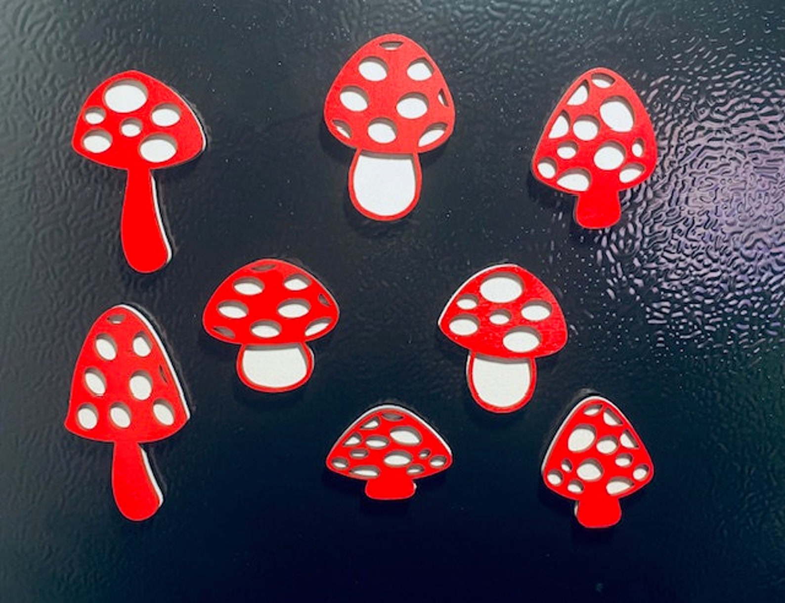 Mushroom Magnets, Retro Magnets, Mushroom Fridge Magnets, Mushroom ...