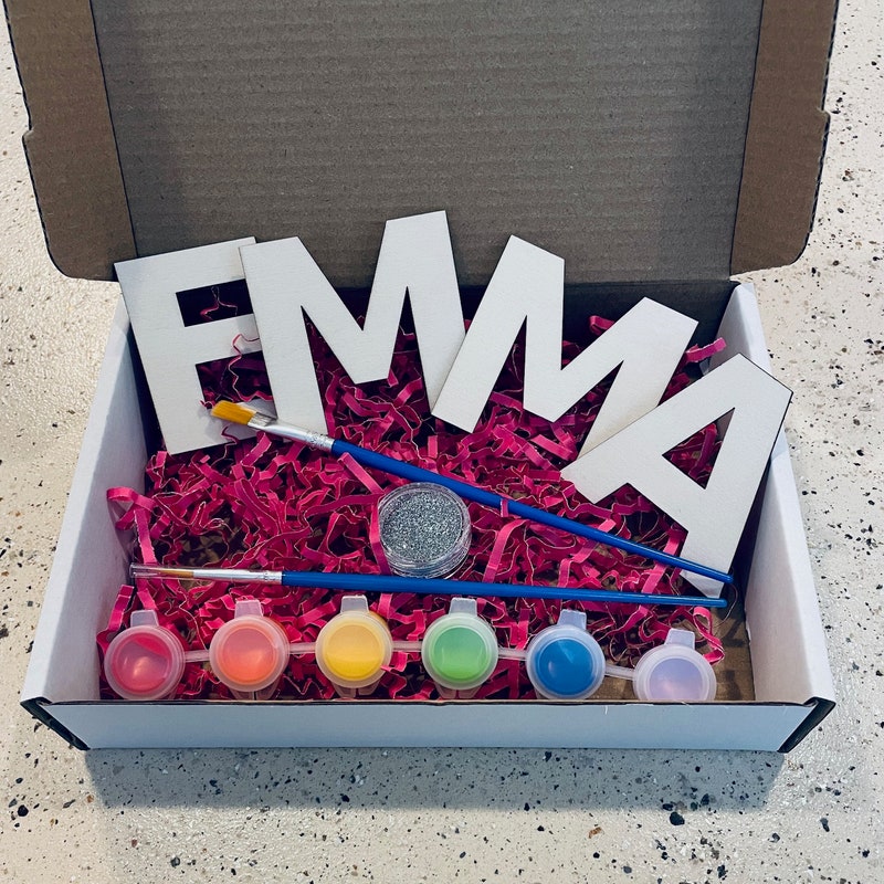Paint Your Name Set - Etsy